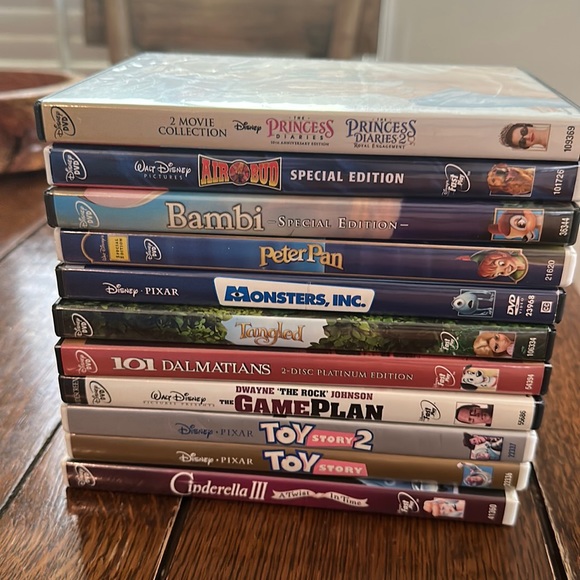 Disney | Media | Lot Of 1 Disney Dvds Full Of Princesses Monsters And ...